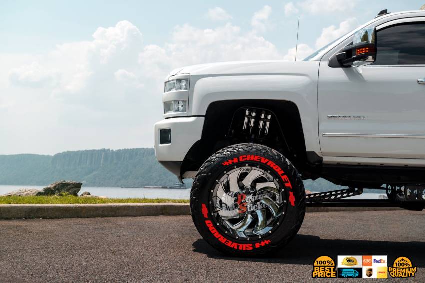chevrolet silverado Tire Stickers Tire lettering | Performance Tire ...